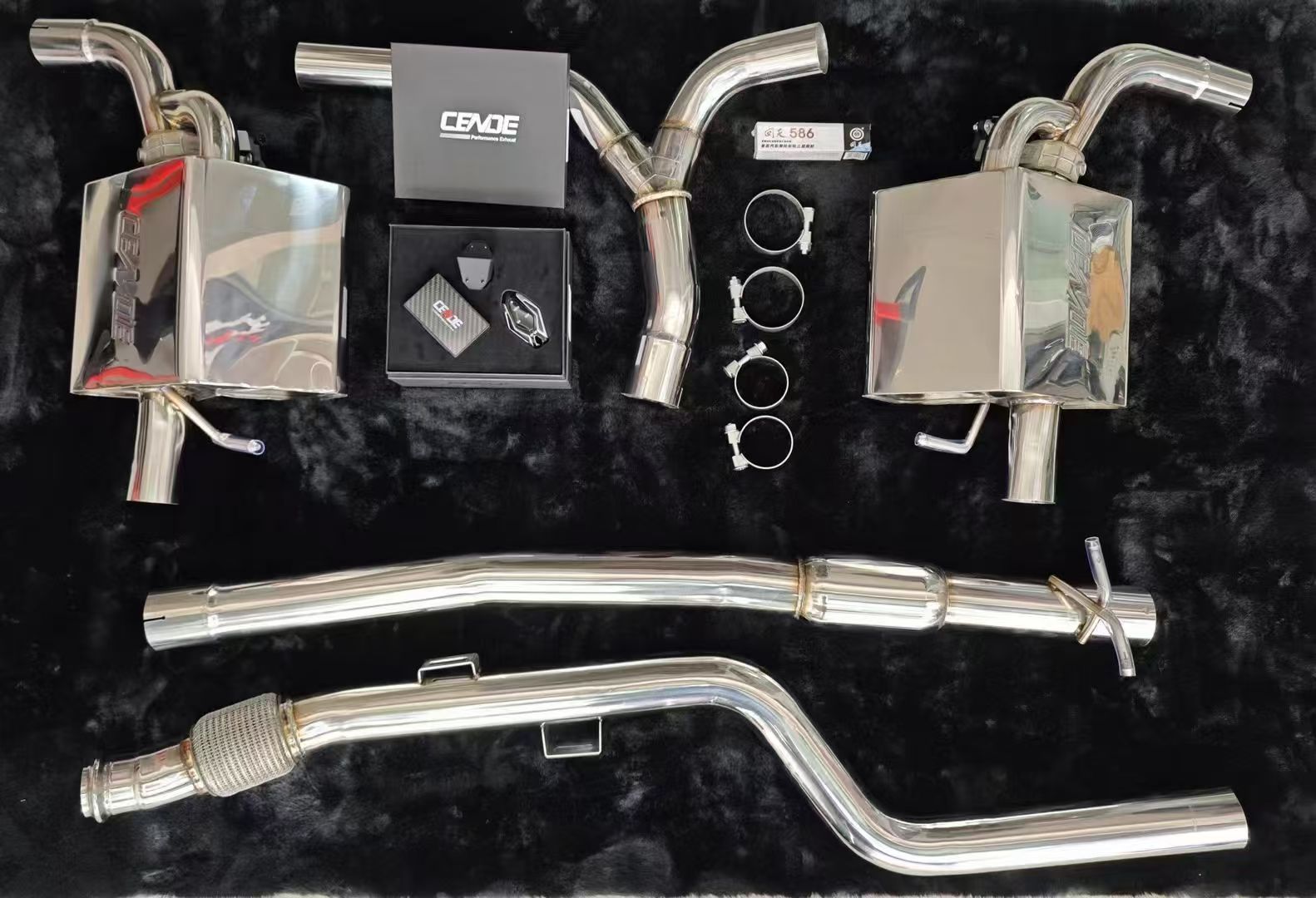 CENDE Exhaust System for Mercedes-Benz C-Class W205 | Fits C200 / C260 ...