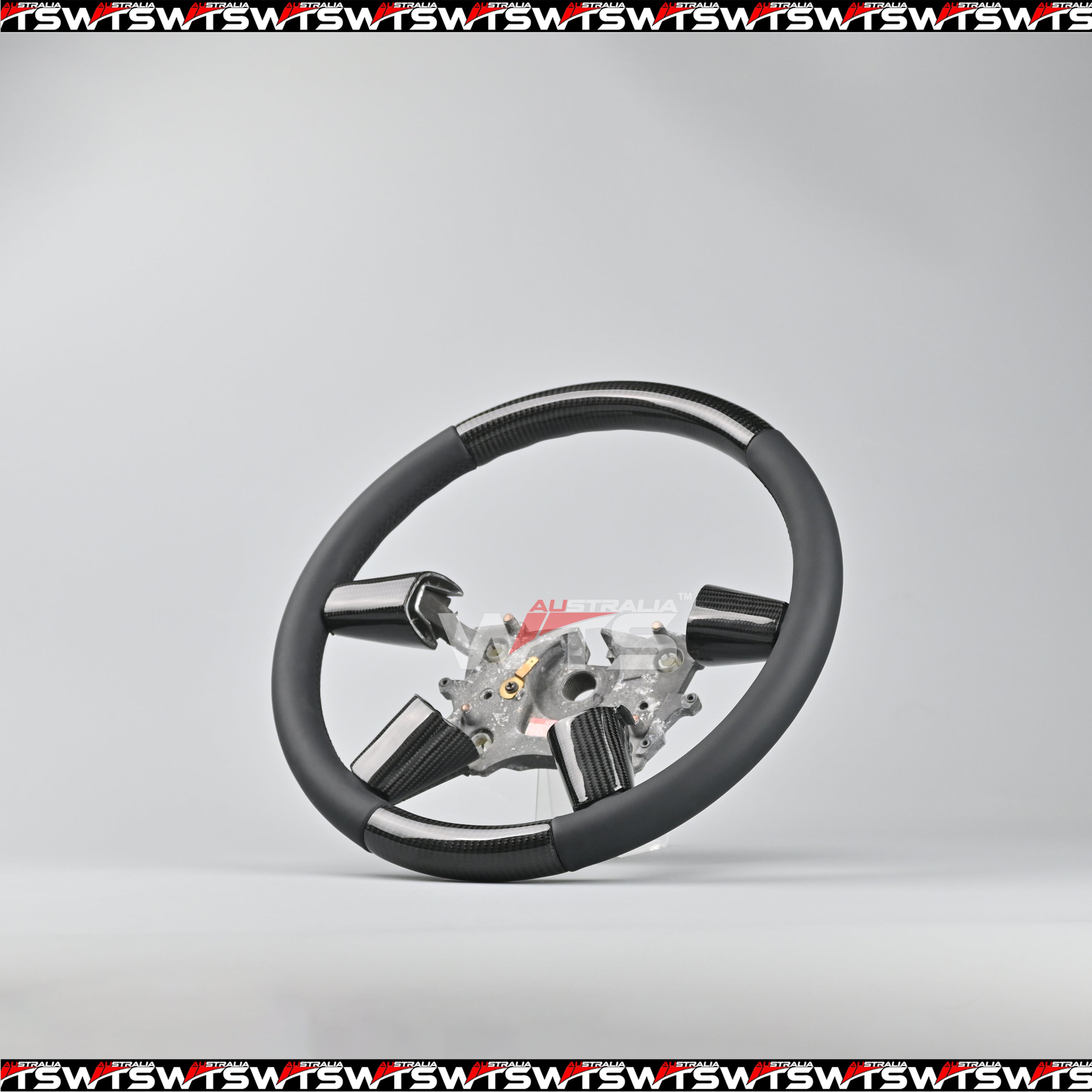 Carbon Fibre Steering Wheel Round Style| Fits Holden HSV VY / VZ Commo ...
